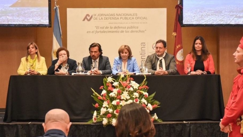 Sáenz participó en la inauguración de las Jornadas Nacionales de la Defensa Pública Oficial ...